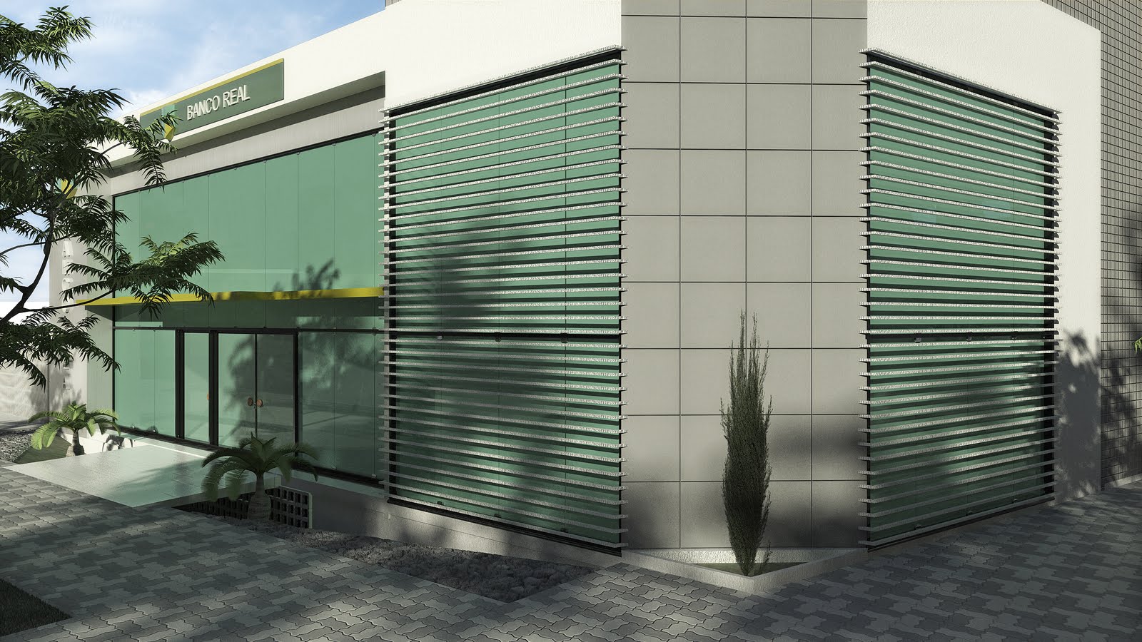 WALDOMIRO JÚNIOR´S PORTFOLIO: Bank outdoors / Exterior de um banco