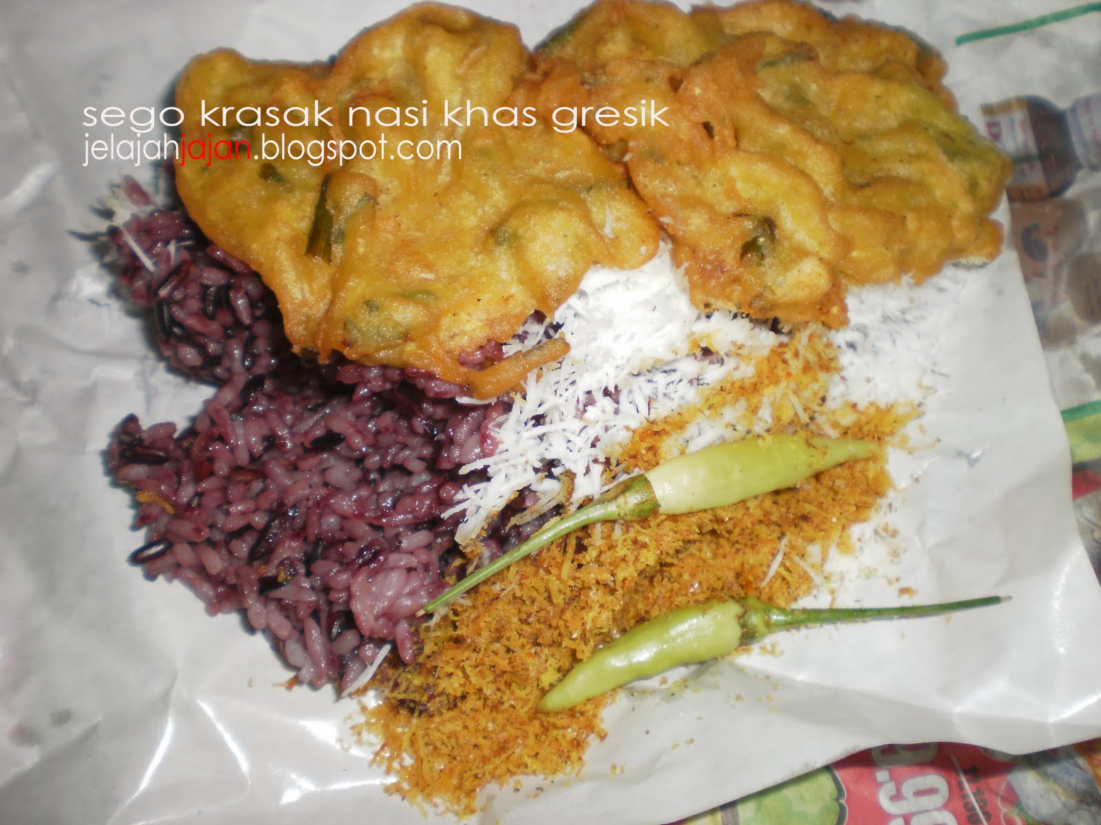 jelajahjajan: Nasi Krasak dan Nasi Rumo, masakan khas Gresik.