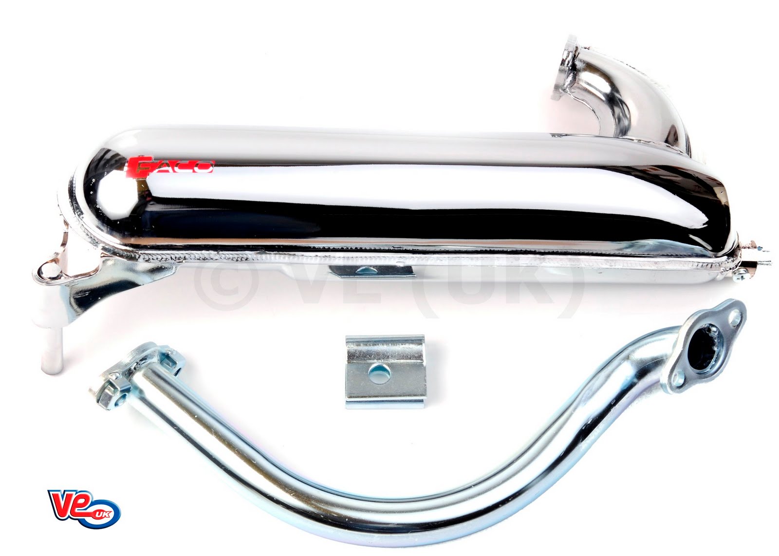 VE Scooter Spares: Small Frame Vespa Replica Exhausts