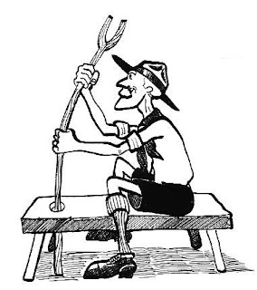 ¿Escultismo de Salón?, No Gracias: Cayado Pionero