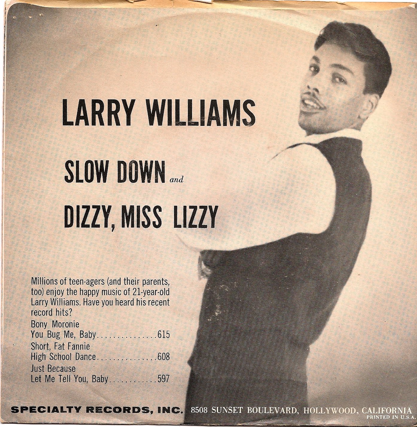 TheHoundBlog: Larry Williams