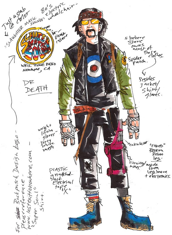 You're not in this alone: Dibujos: Dr. Death Defying y Draculoide.