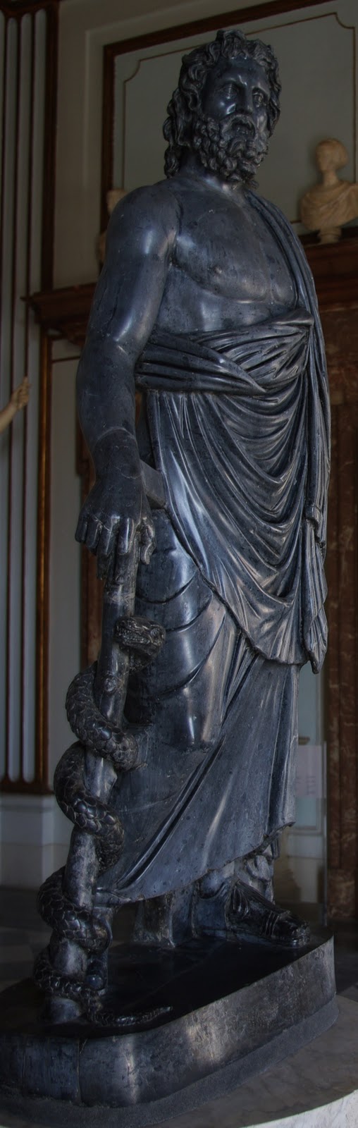 Monnaies de Septime Sévère et sa famille (193-217): Esculape sur un ...