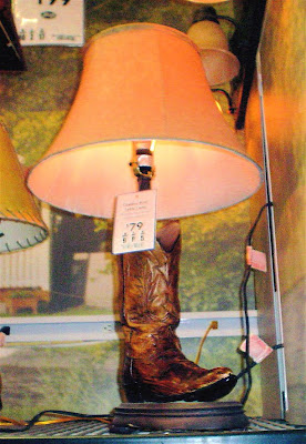 Dot&Line Day 2 Day: Poll: Cowboy Boot Lamp