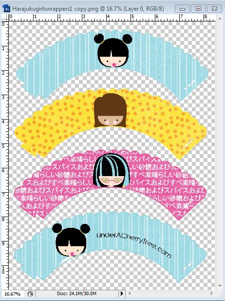 Under A Cherry Tree: Cupcake Wrappers Video Tutorial 2: Cut-and-Print ...