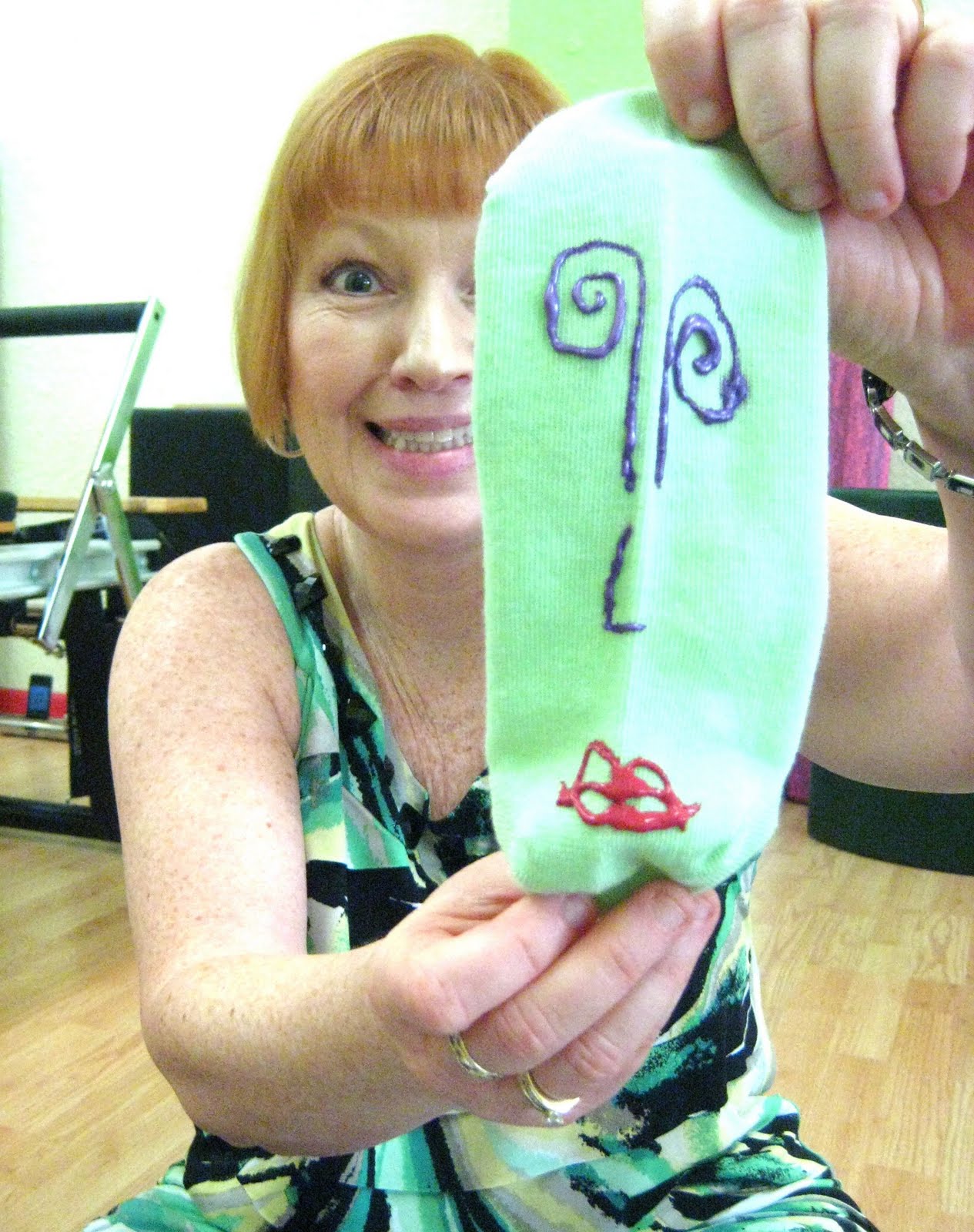 The Studio Diva: Make your own Sticky Socks!