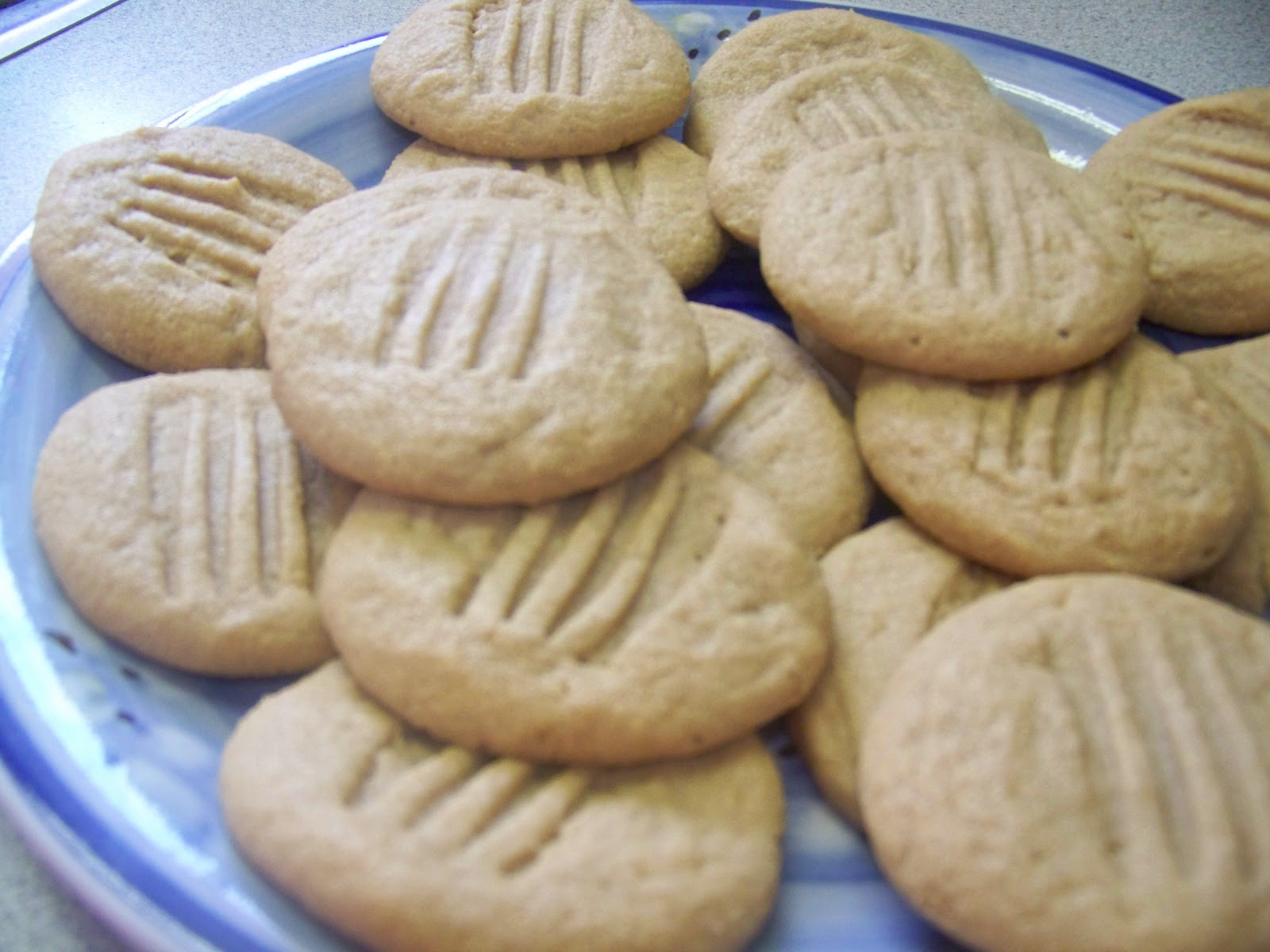 Biscuits simples au beurre d'arachides