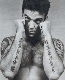 Tattoo Styles For Men and Women: Robbie Williams Tattoos