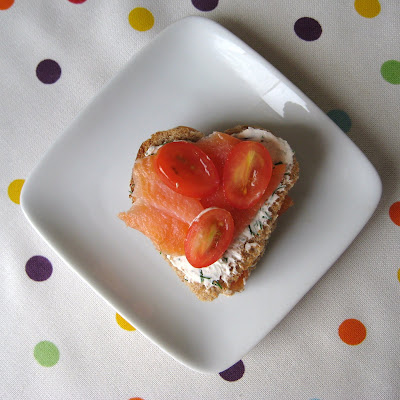 Mango & Tomato: Salmon Tower