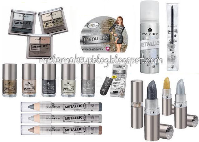 Mela Makeup: Essence: "Metallics " collection review