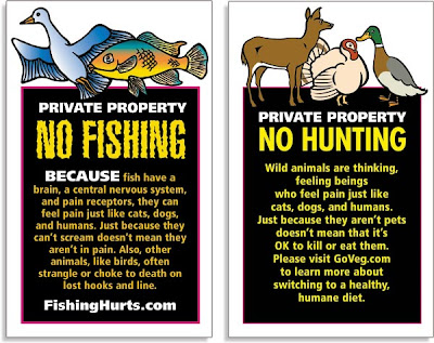 Outdoor U: PETA Signs