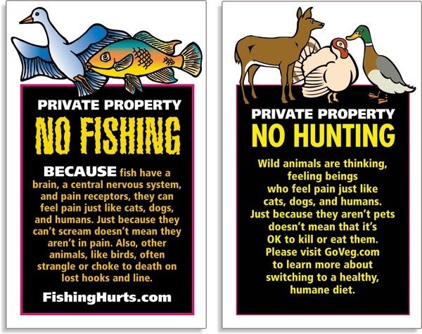 Outdoor U: PETA Signs