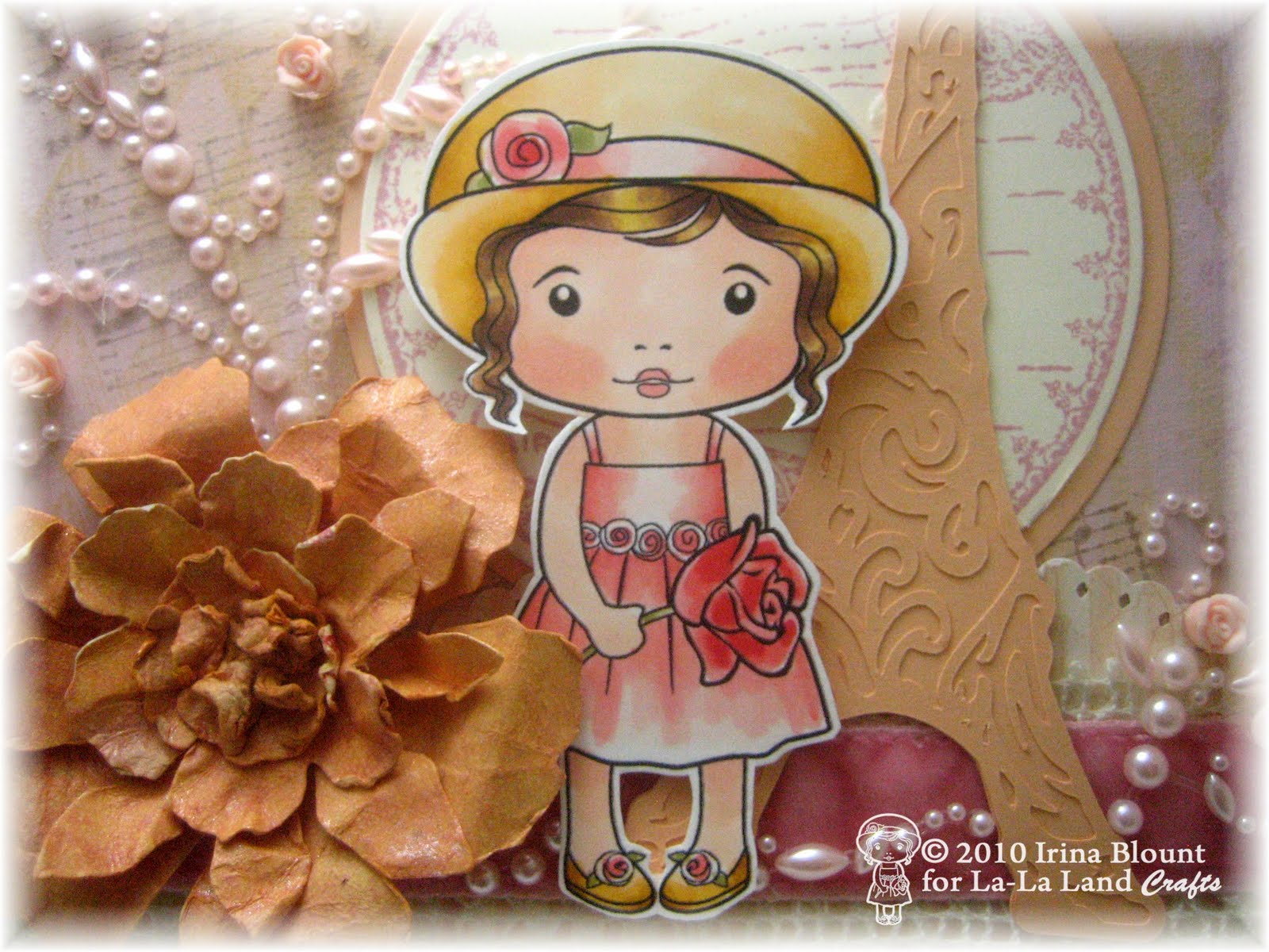 Everything Paper Crafts: Marci with Rose Canvas Art