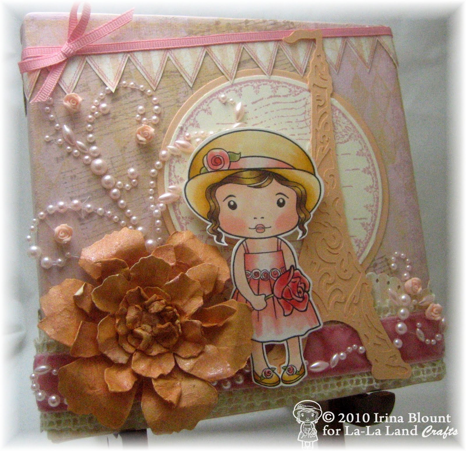 Everything Paper Crafts: Marci with Rose Canvas Art