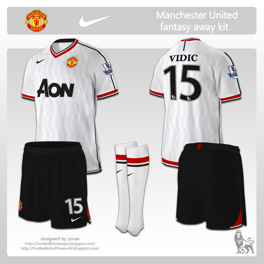 football kits design: Manchester United fantasy kits