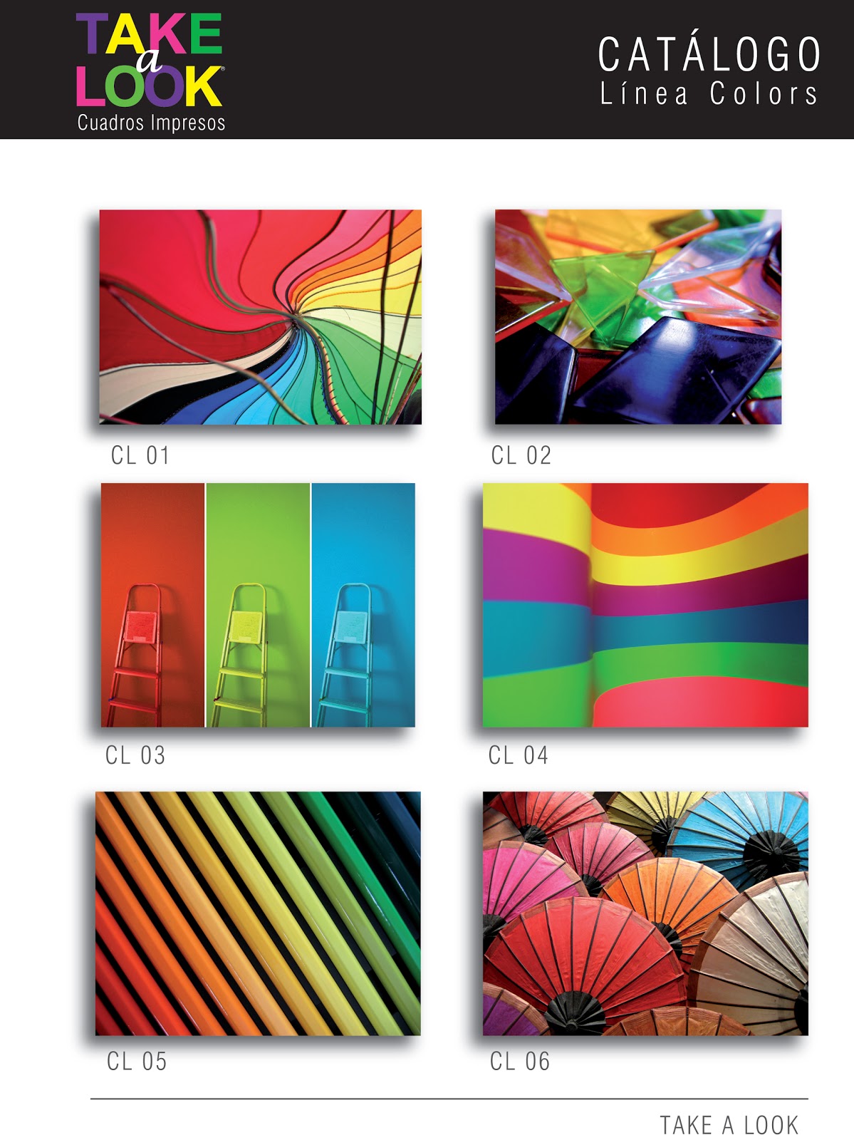 TAKE A LOOK CUADROS IMPRESOS: LINEA COLORS