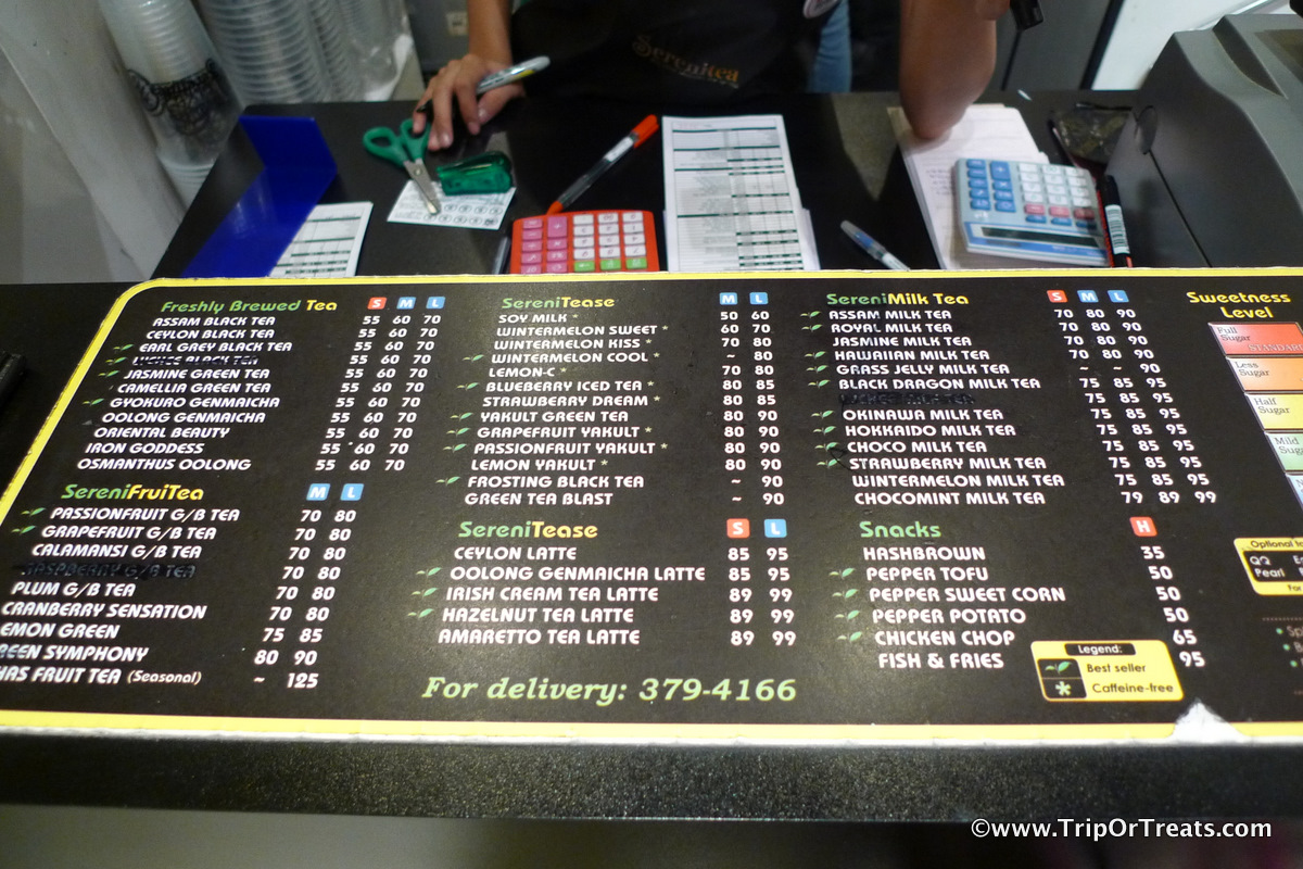 Trip or Treats: Finally... SereniTea!