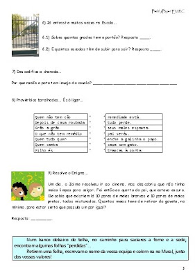 Blog EMRC: Peddy Paper - Guião