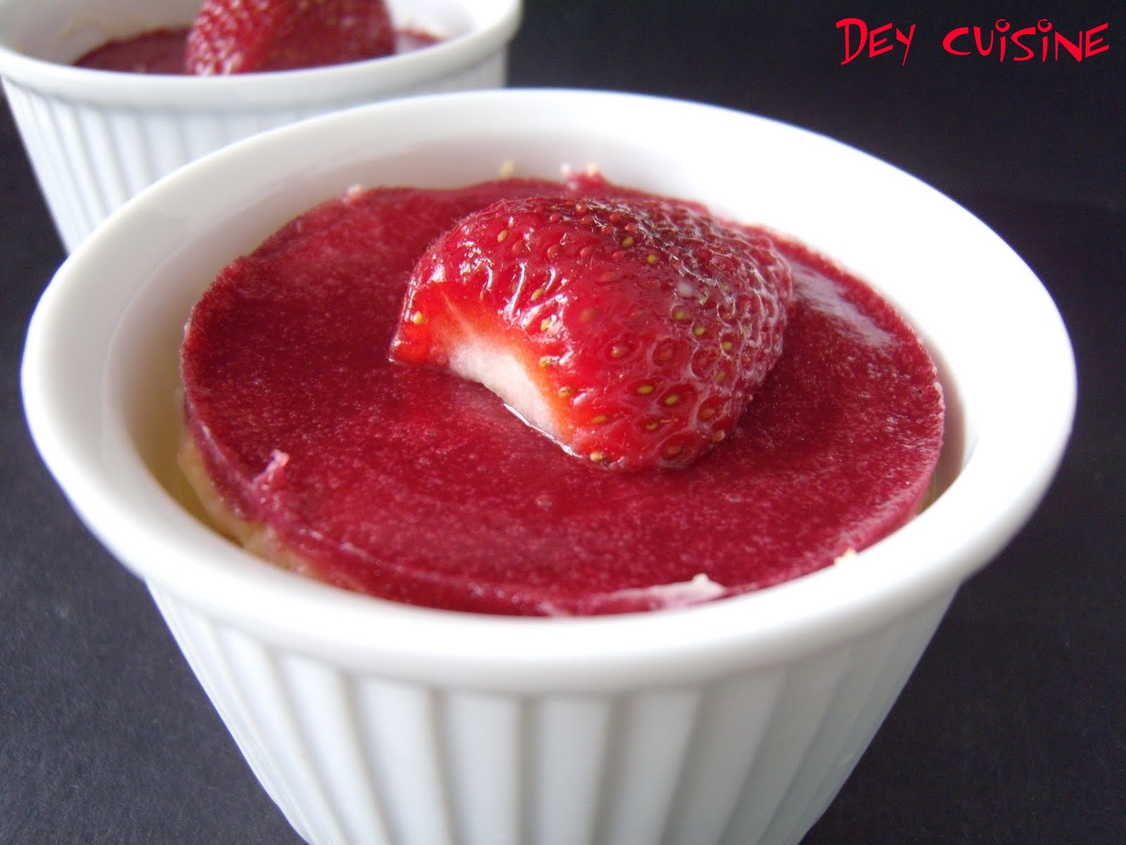 Dey cuisine: Minis fraisiers ... en ramequin!