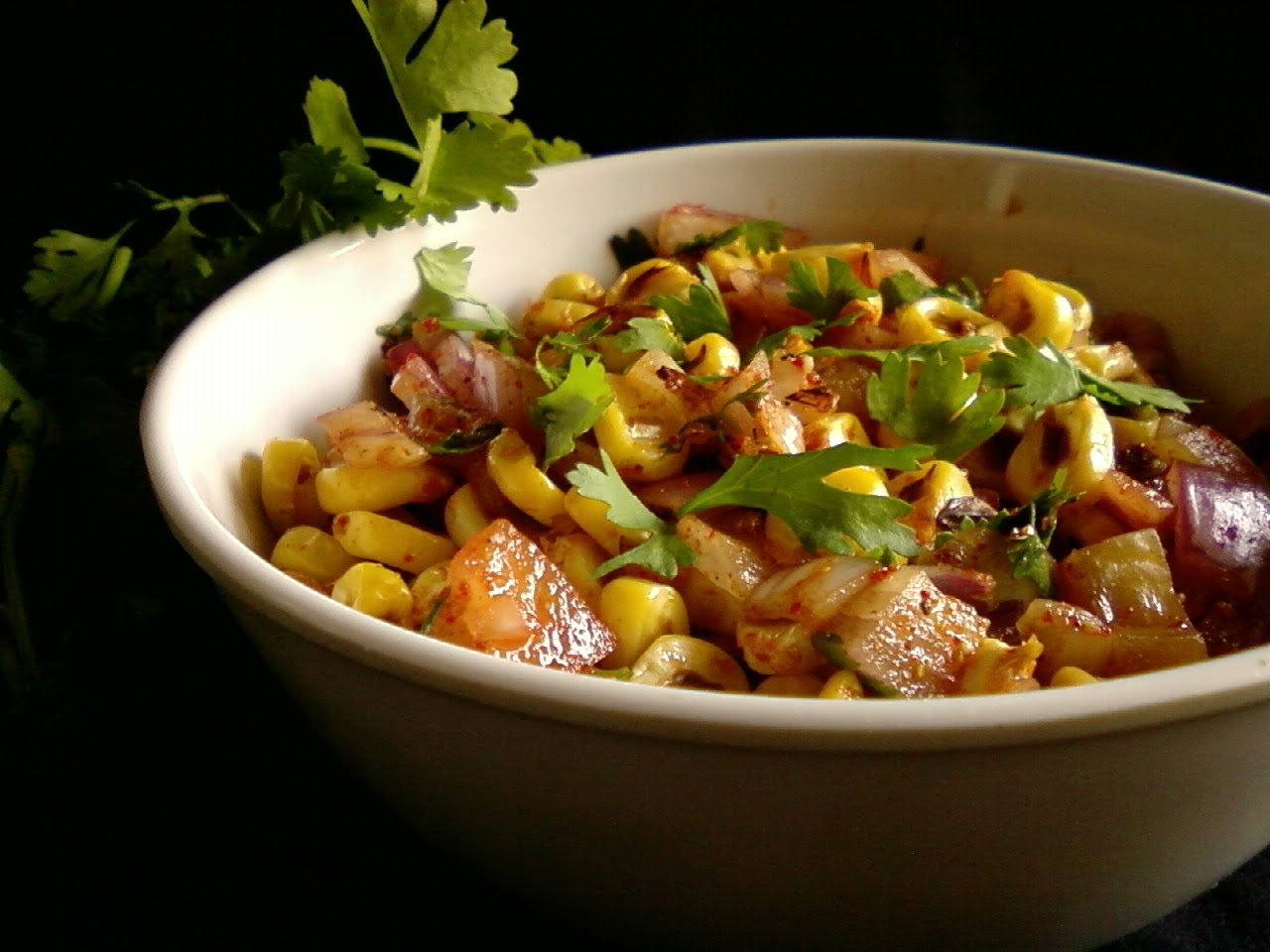 Roasted Sweet Corn Chat - Blend with Spices