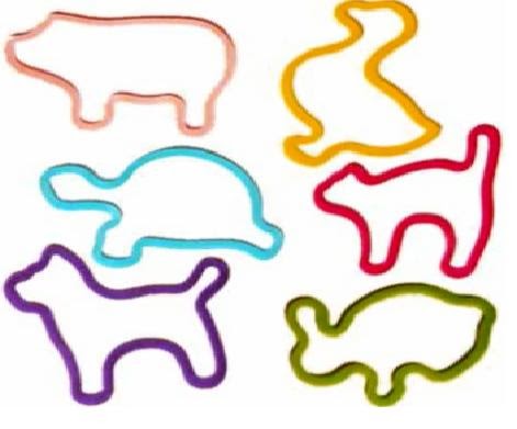 Venta de Artículos de Magia: Ligas con formas de animales