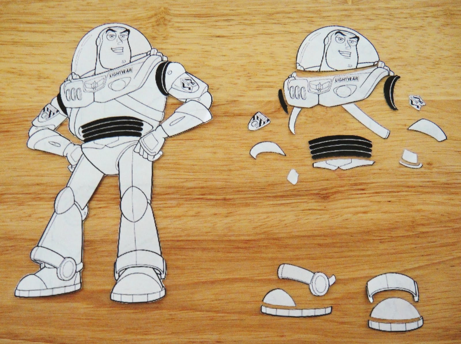 Cakes by Ayan & Mama: How to make a 2D Buzz Lightyear figure