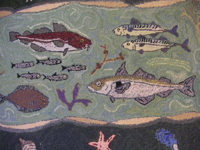 JUST Go Hook It - Rug Hooking: BEAUTIFUL FISH RUG