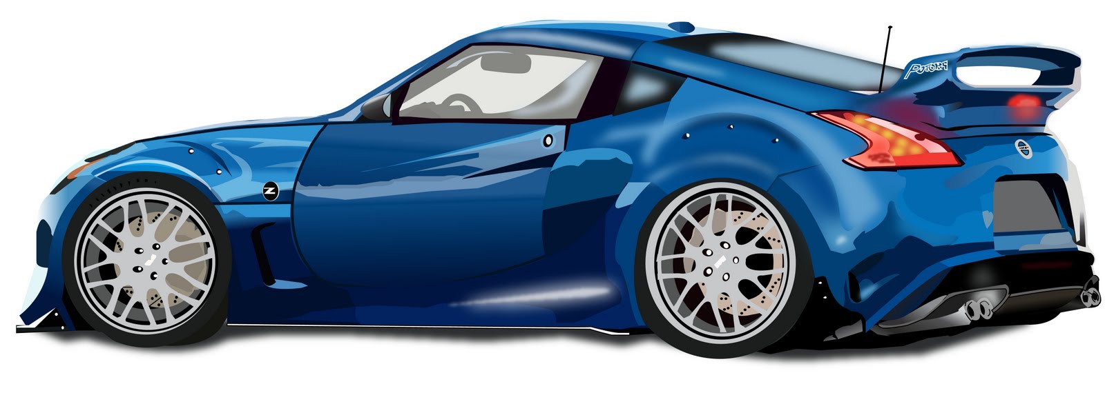 *Graphics Portfolio*: Technical Vector - 370Z Nissan