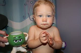 Connor baby: Connor goes peepee...on the... BIG BOY POTTY!