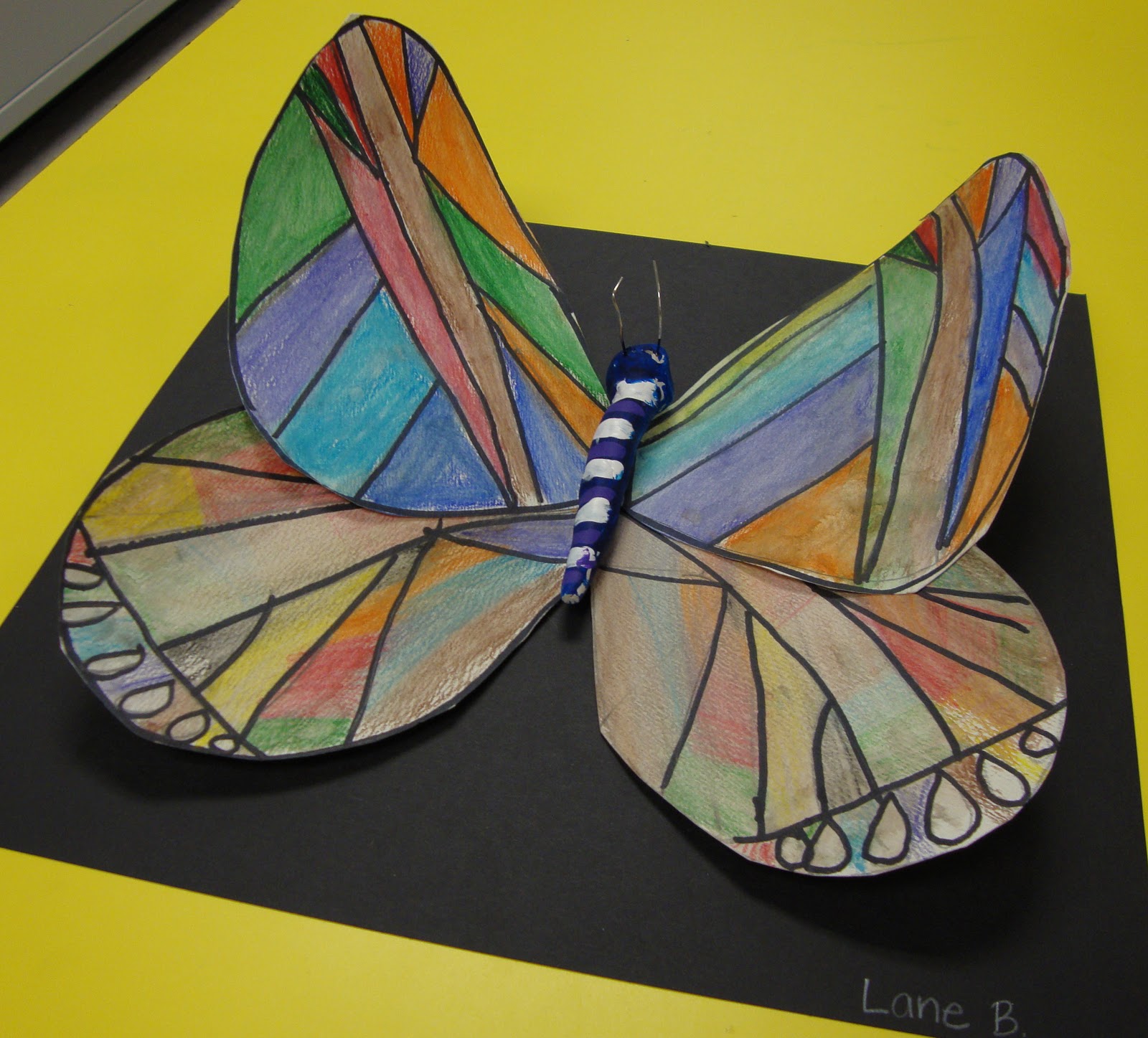 Art. Paper. Scissors. Glue!: Mounted Butterflies