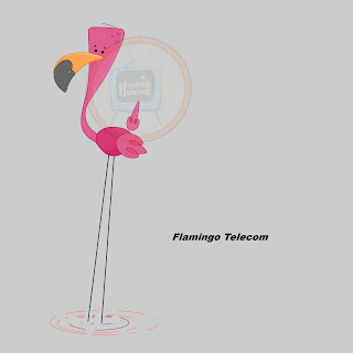 Huminah Huminah Animation: Flamingo Logo we created (2 of them)