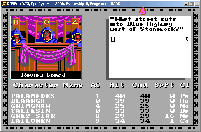 The CRPG Addict: The Bard's Tale: Not Quite As Fun as I Thought