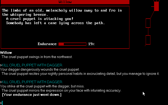 The CRPG Addict: Beyond Zork: Zorkish Puzzles, Beyond-Zorkish Combat
