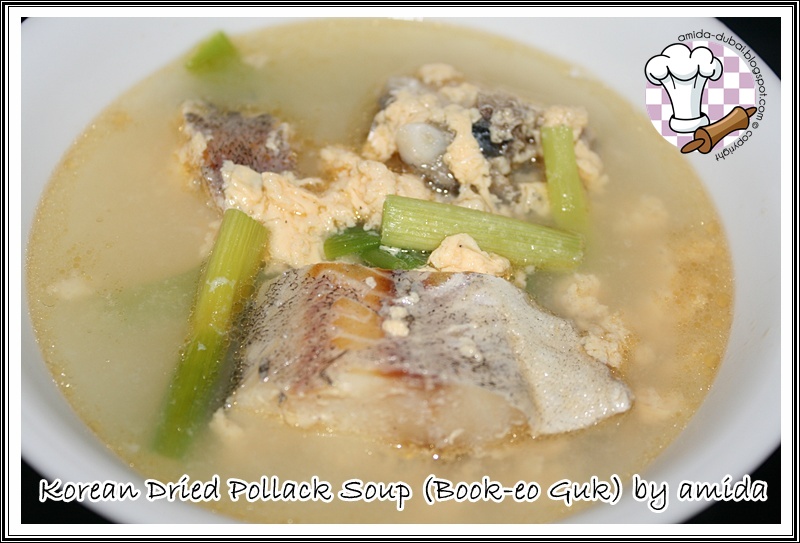 Journey of My LiFe in Dubai UAE: Korean Pollack Soup & Korean Pollack Stew