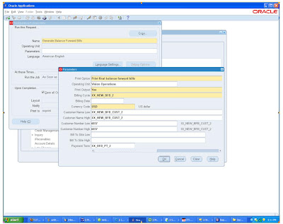All about Oracle Applications: Balance Forward Billing in R12