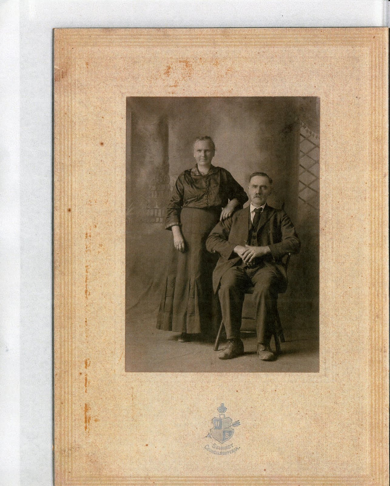 Weather Bell: GRANDMA GROTE AND FRED GROTE COUNCIL BLUFFS IOWA