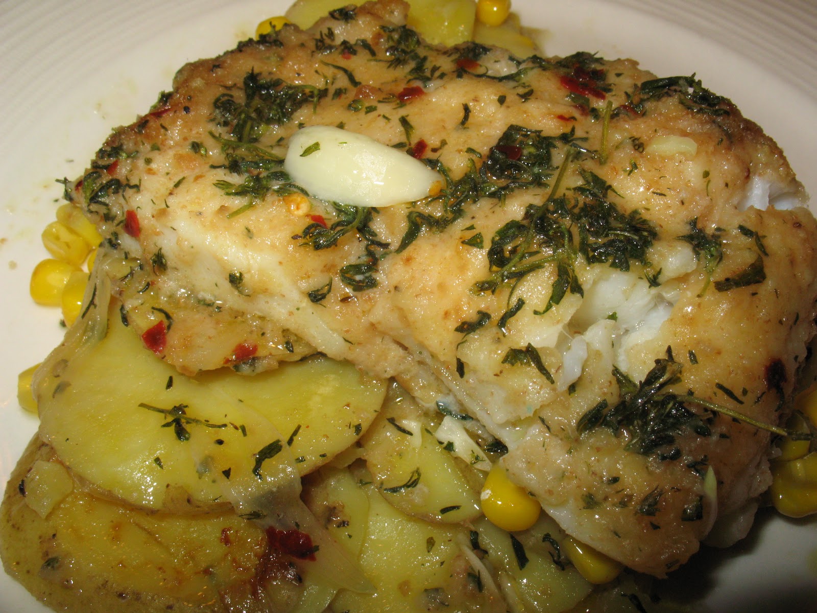 Anna's Table: Cod and Potato Oreganata