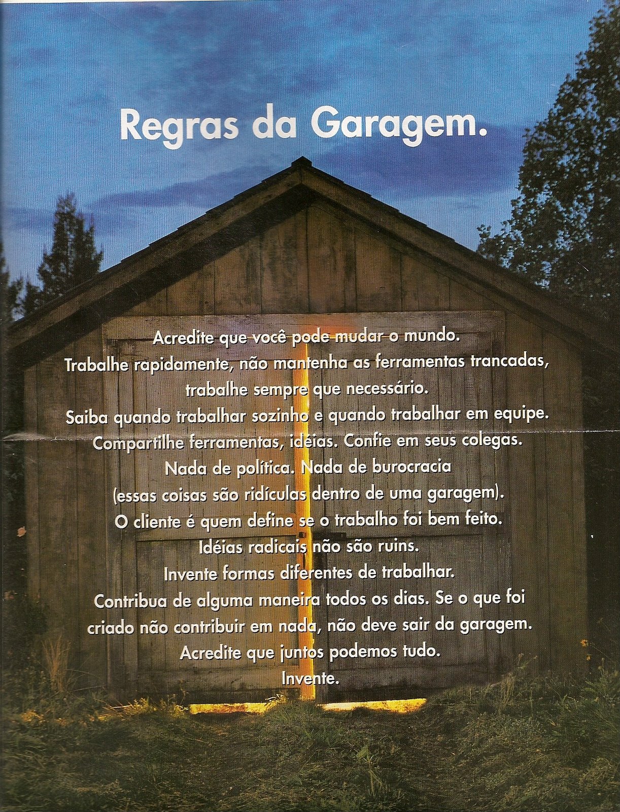 LPJ Tecnologia em Áudio Valvulado: HP Garage Rules