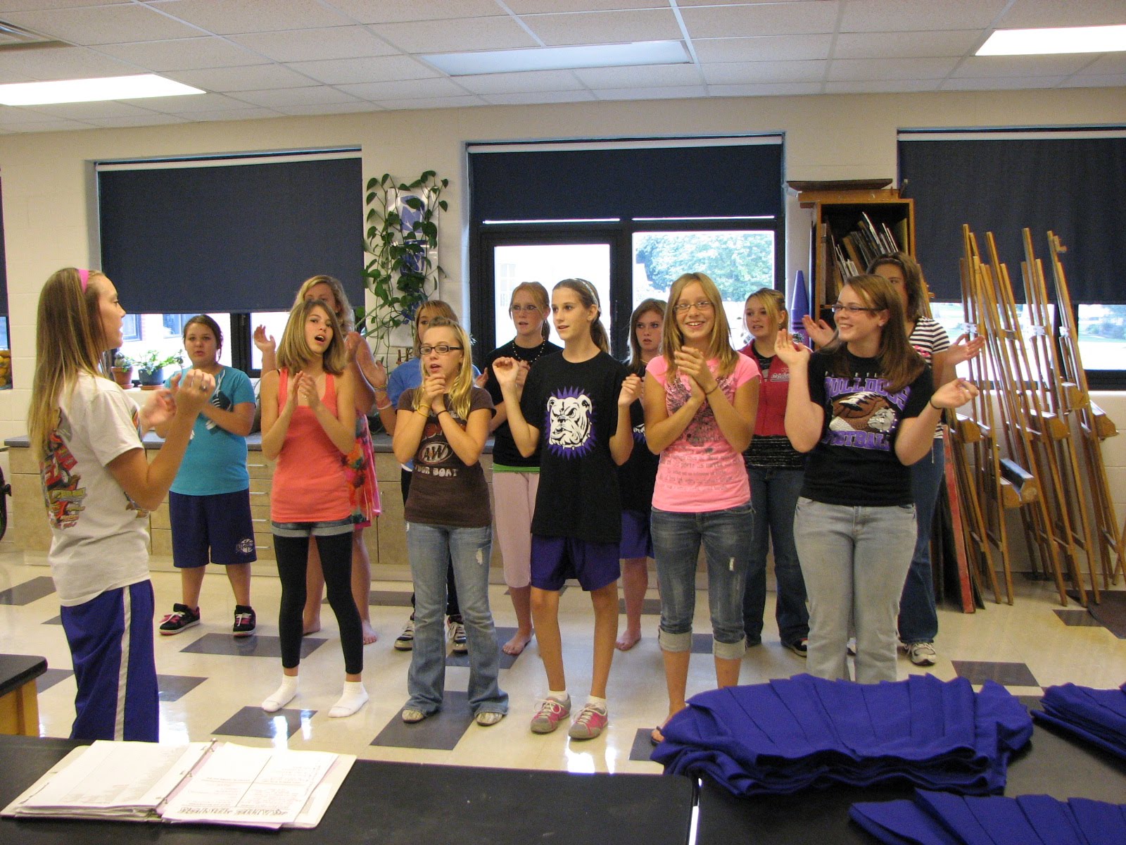 Cheer Coach's Blog: Middle School Practice