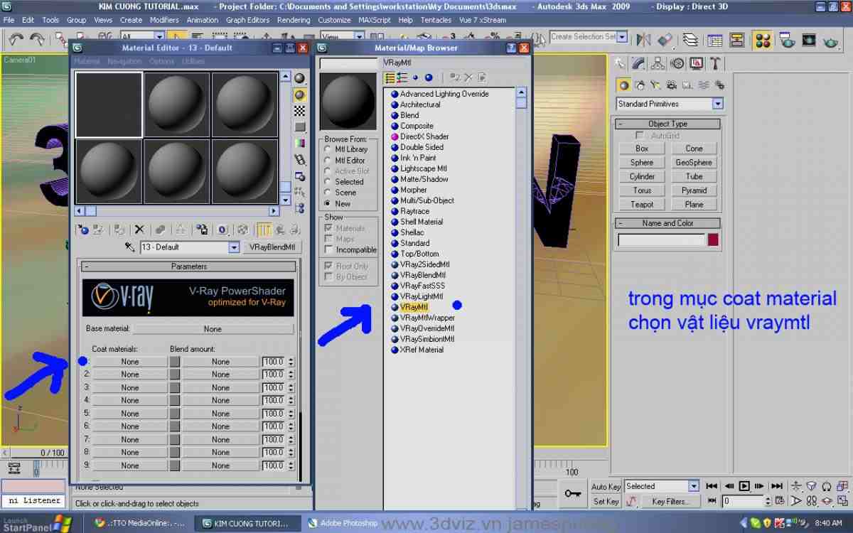 Le Phuong: Making a Diamond in 3dsmax and vray rendering