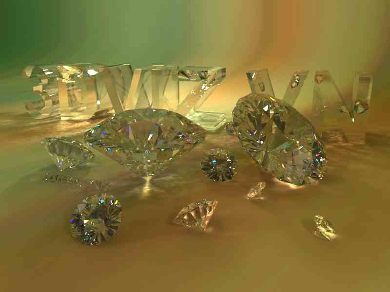 Le Phuong: Making a Diamond in 3dsmax and vray rendering