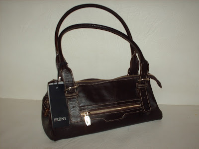 Carteras PRUNE: Cartera al Hombro Cuero Chocolate N1