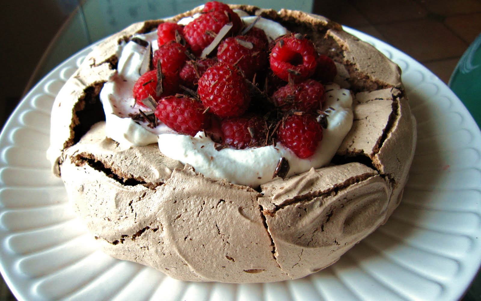 beets and bites: Brown Swan: Chocolate Raspberry Pavlova