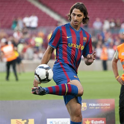 FC Barcelona Blog: Barça Transfer Zone: Zlatan presentation (picture ...