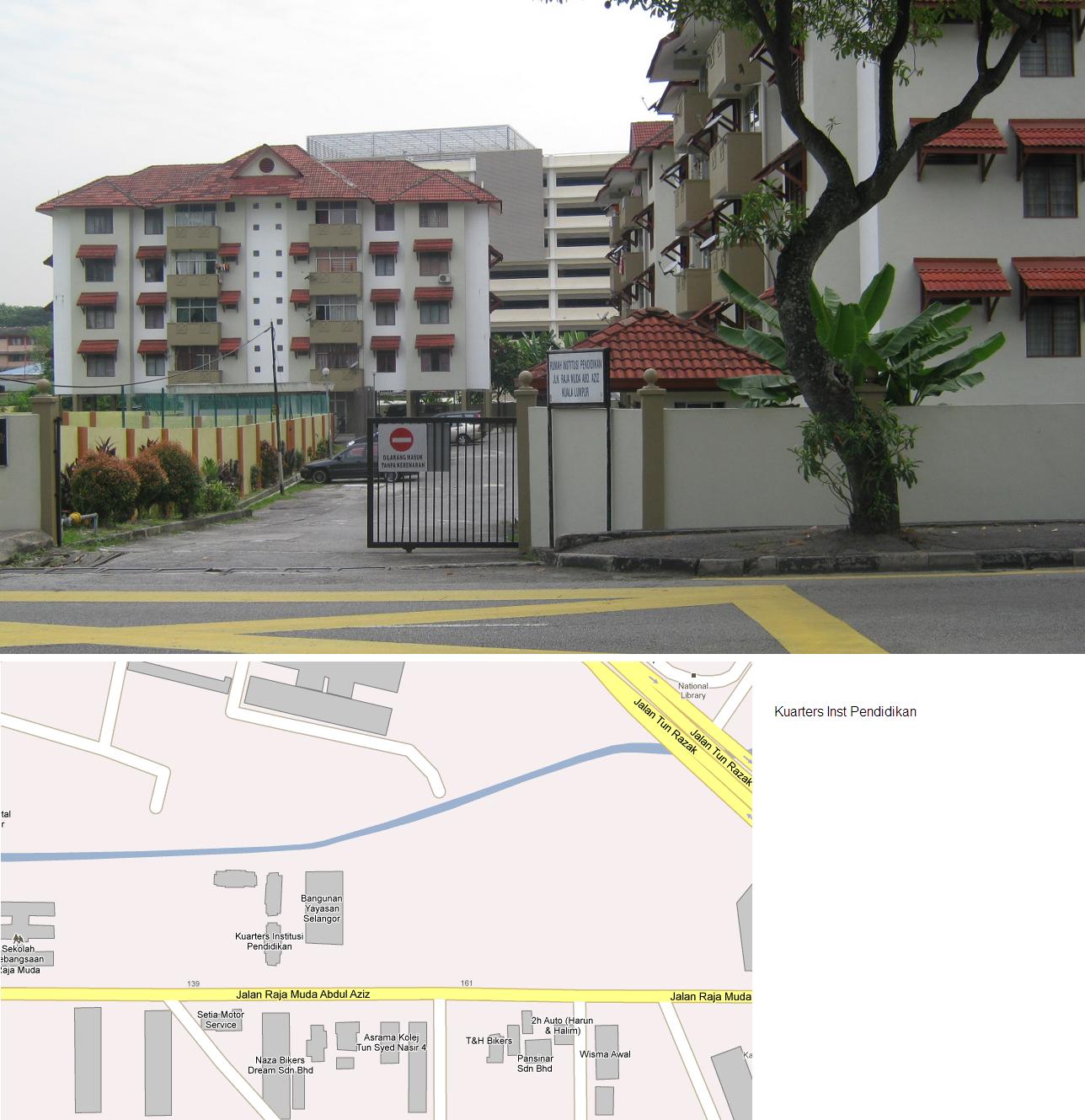 kuala lumpur: KUARTERS INST PENDIDIKAN