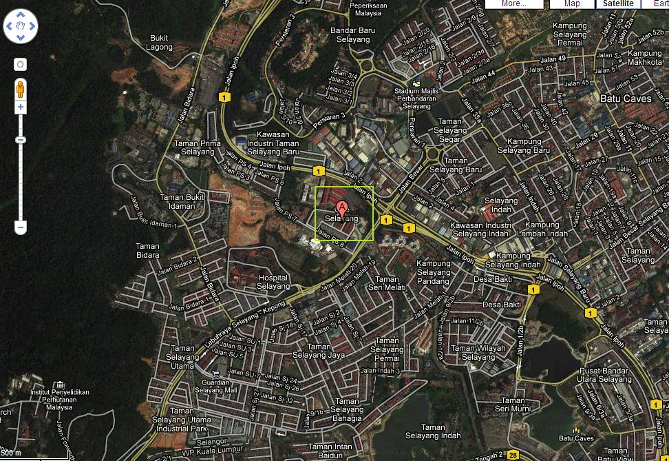 Kuala Lumpur: map selayang