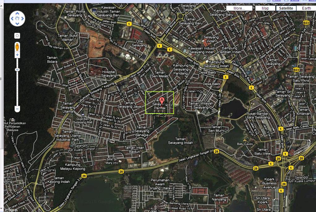 Kuala Lumpur: map selayang