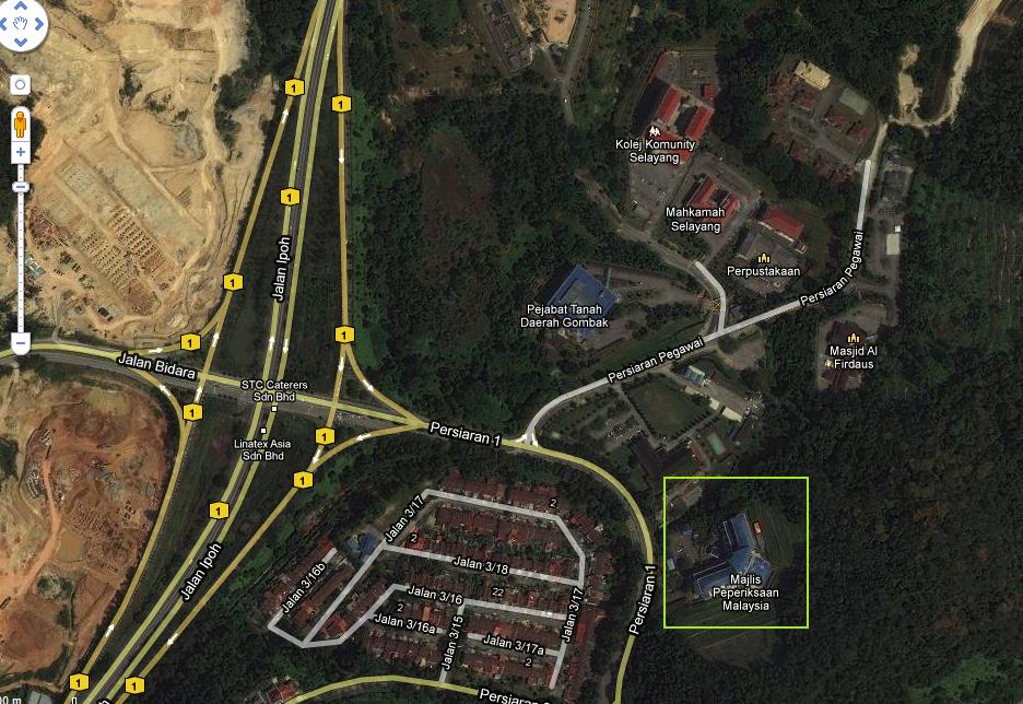 Kuala Lumpur: map selayang