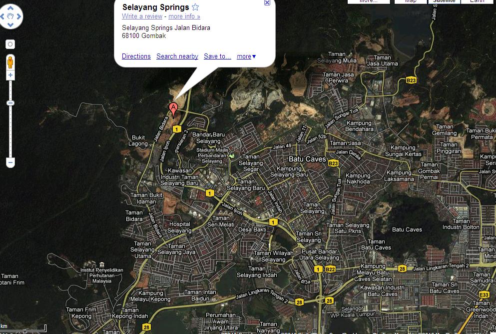 Kuala Lumpur: map selayang