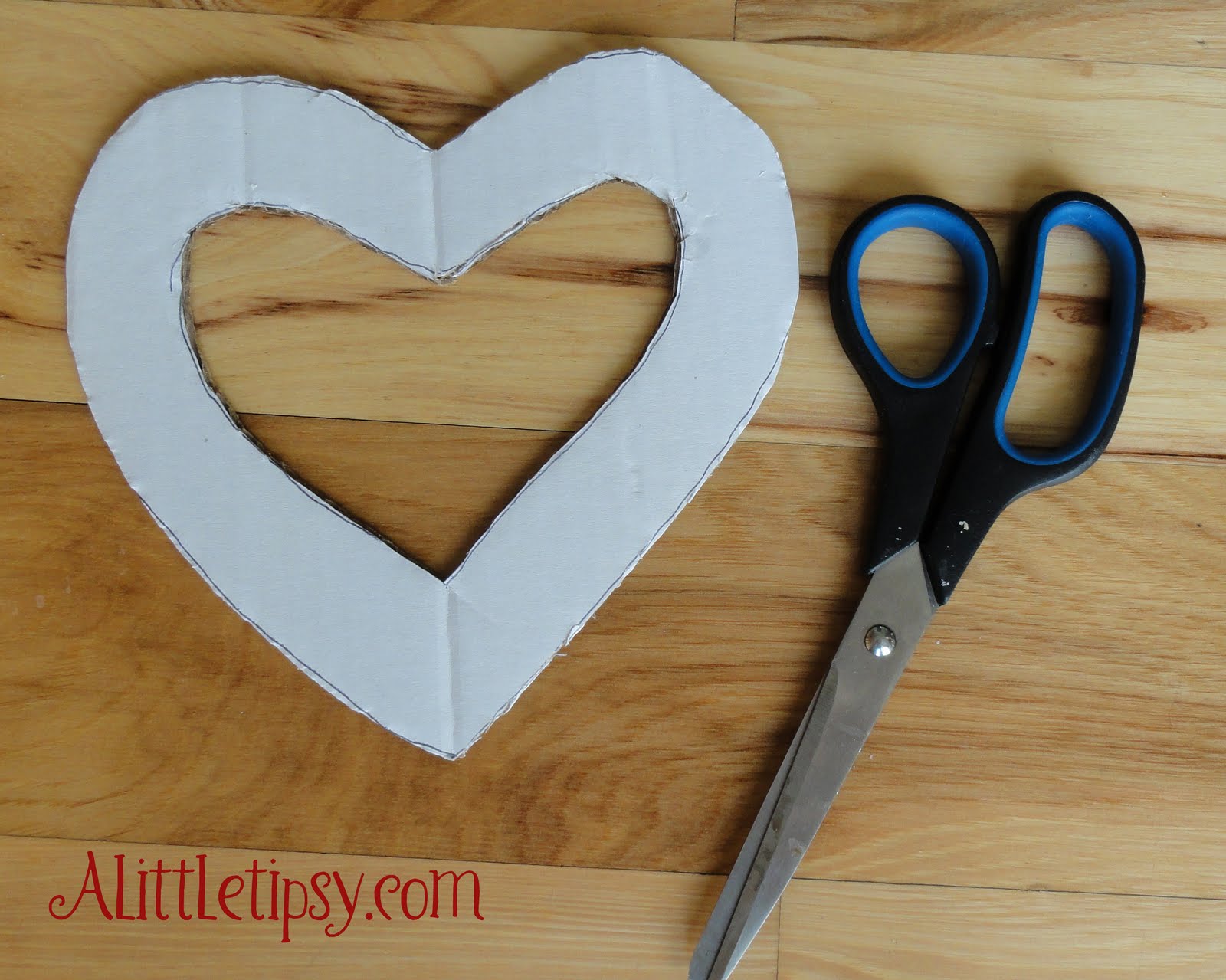 Fabric Heart - A Little Tipsy